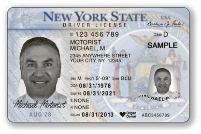 U.S. – New York Driver License Template – IdTemplate.to