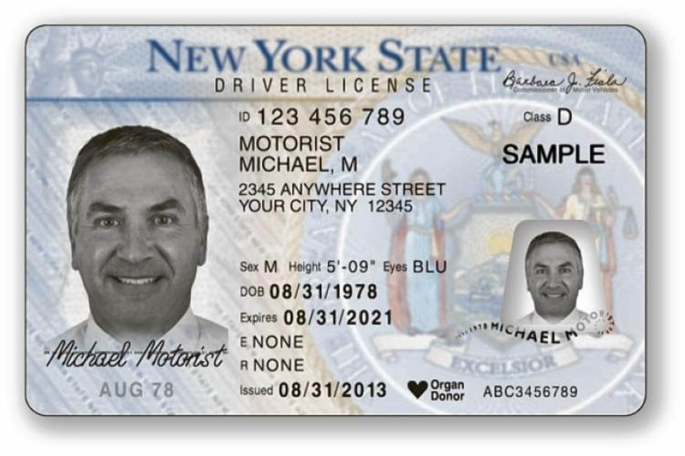 U.S. – New York Driver License Template – IdTemplate.to